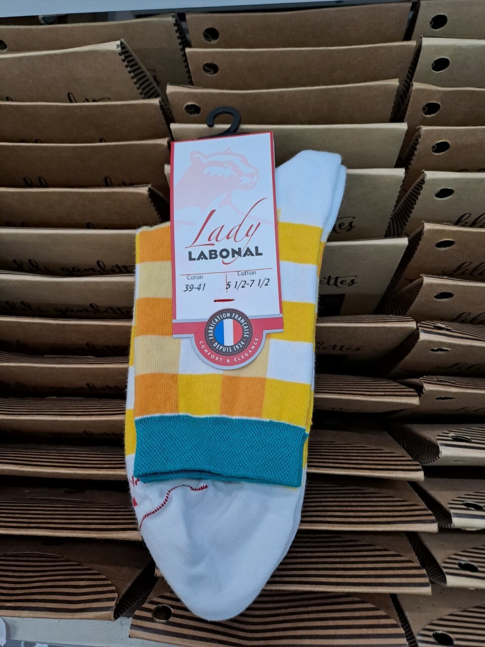 LABONAL : Socquettes madras